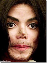 As a matter of fact it is all about me: Michael Jackson’s nose is missing!